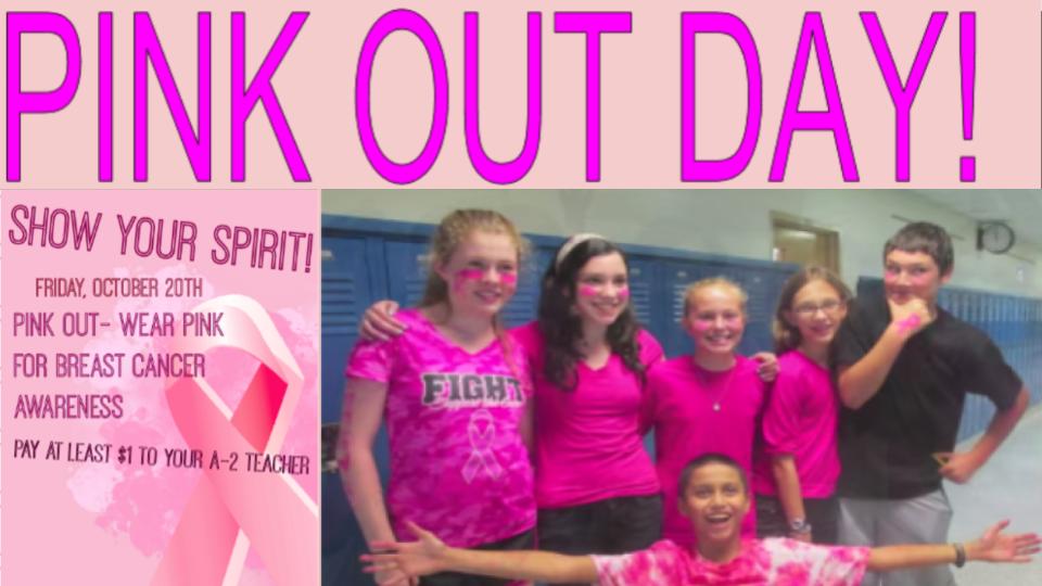 Friday is Pink Out Day – STEM Middle School