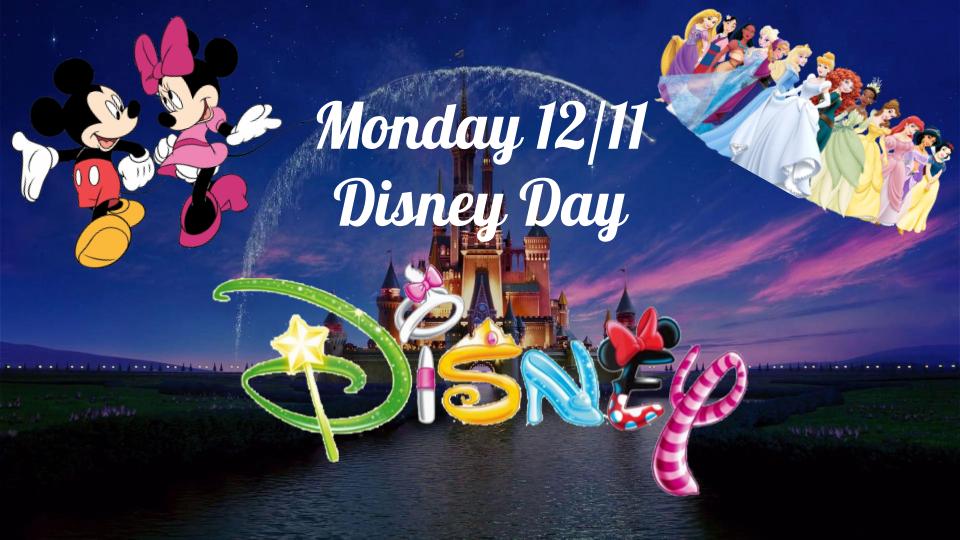 Spirit Week: Monday is Disney Day – STEM Middle School
